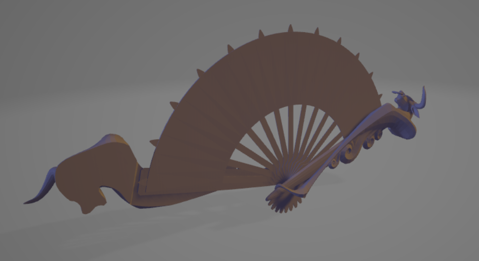 STL file VALORANT CELESTIAL FAN KNIFE 🔪・3D printer model to download・Cults