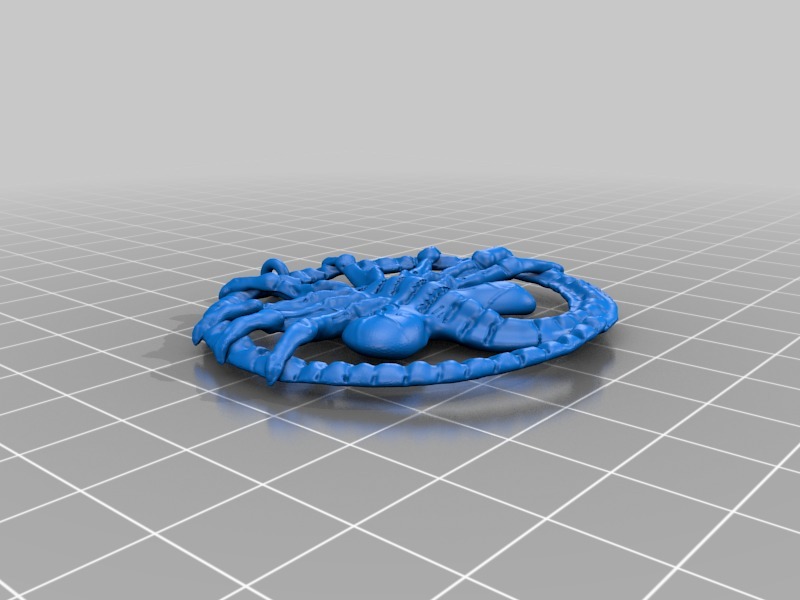 Free 3D file Facehugger Amulet・3D printer design to download・Cults