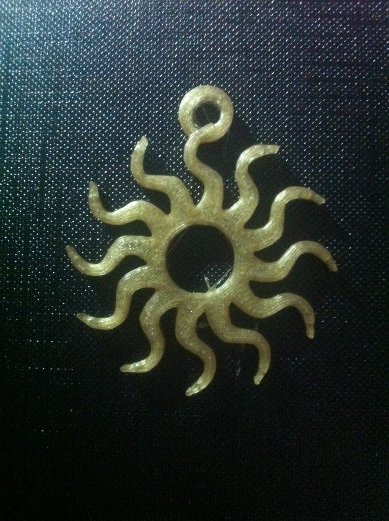 Free 3D file Sun charm・3D printable model to download・Cults
