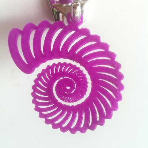 Free 3D file Sea shell pattern keychain・3D printer model to download・Cults