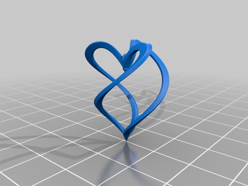 Free 3D file Heart earring・3D print design to download・Cults