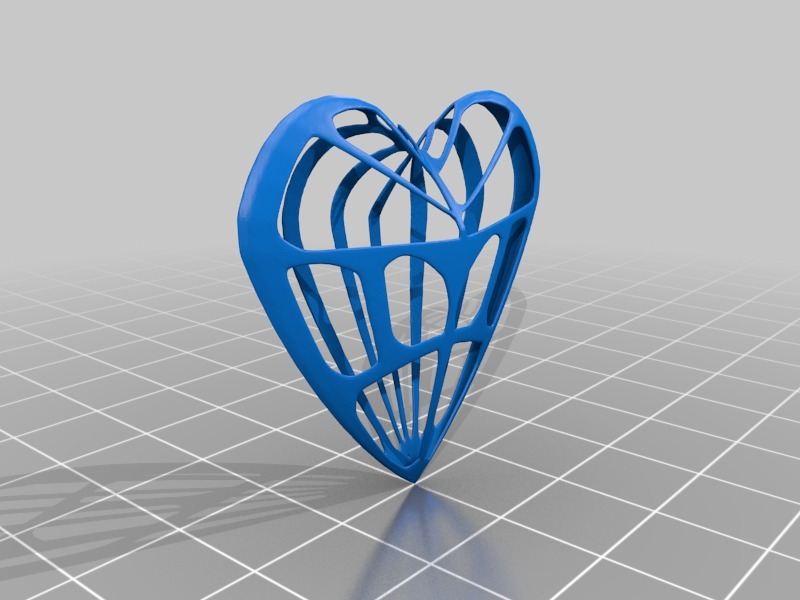 Free 3D file Hollow heart・3D printing model to download・Cults