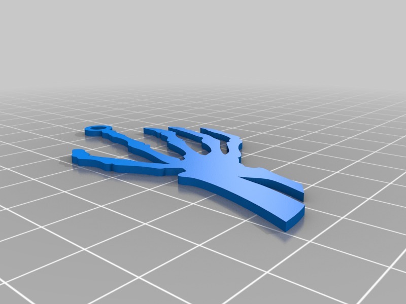 Free 3D file Hand Skeleton Pendant・3D printable model to download・Cults