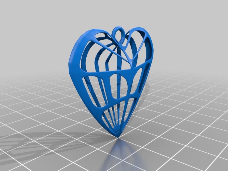Free 3D file Hollow heart・3D printing model to download・Cults