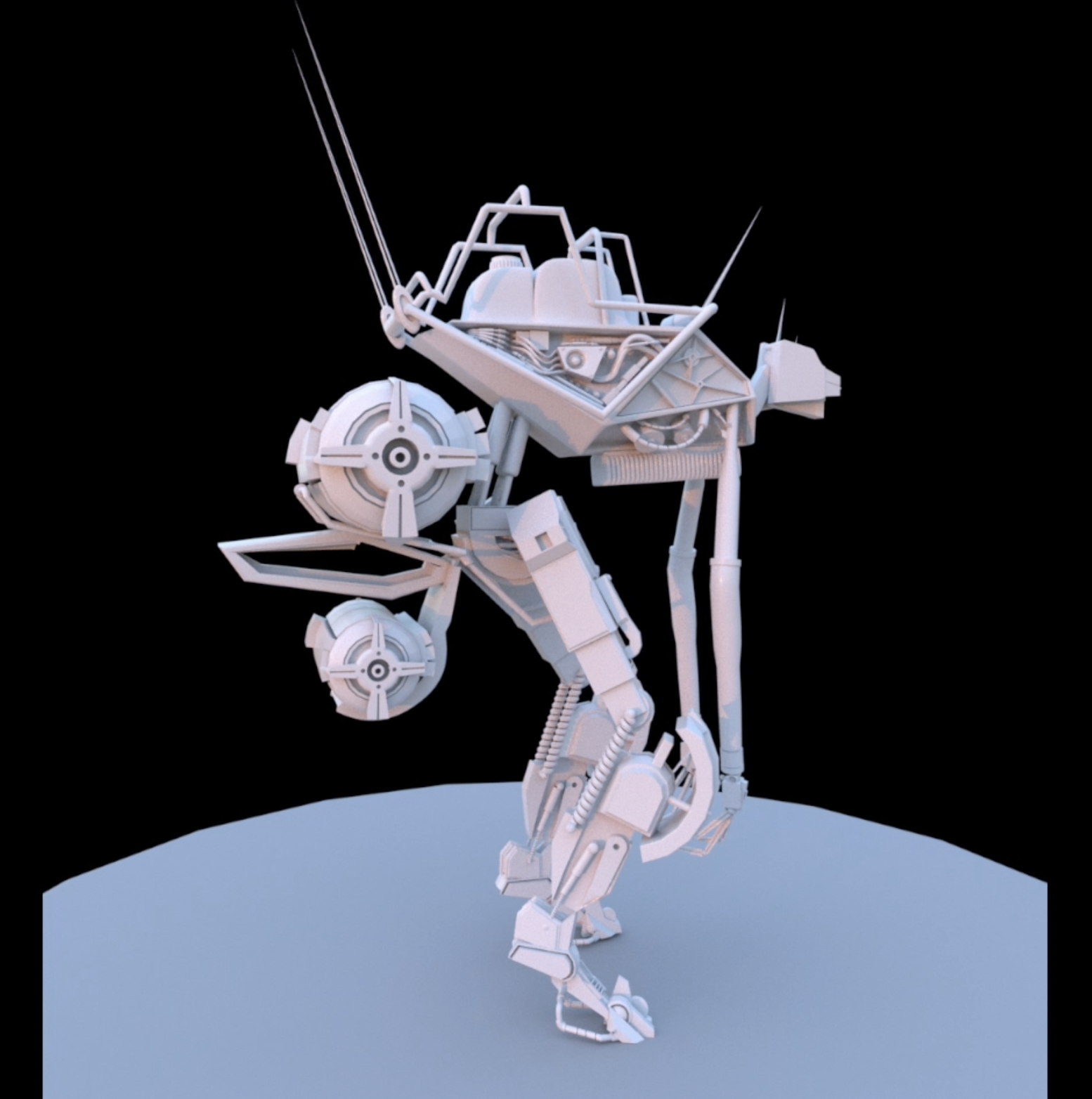 3D file Sci-fi character・Model to download and 3D print・Cults