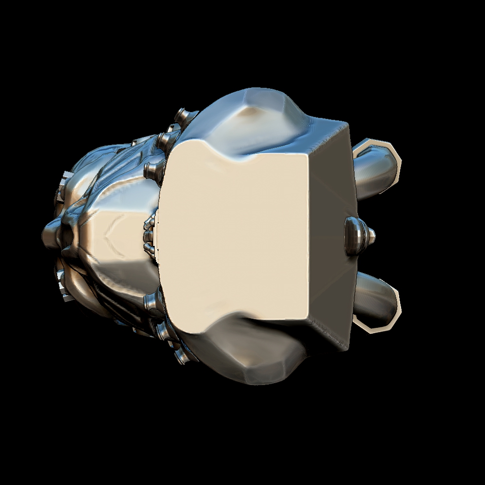 3D file CYBORG HEAD・3D print model to download・Cults