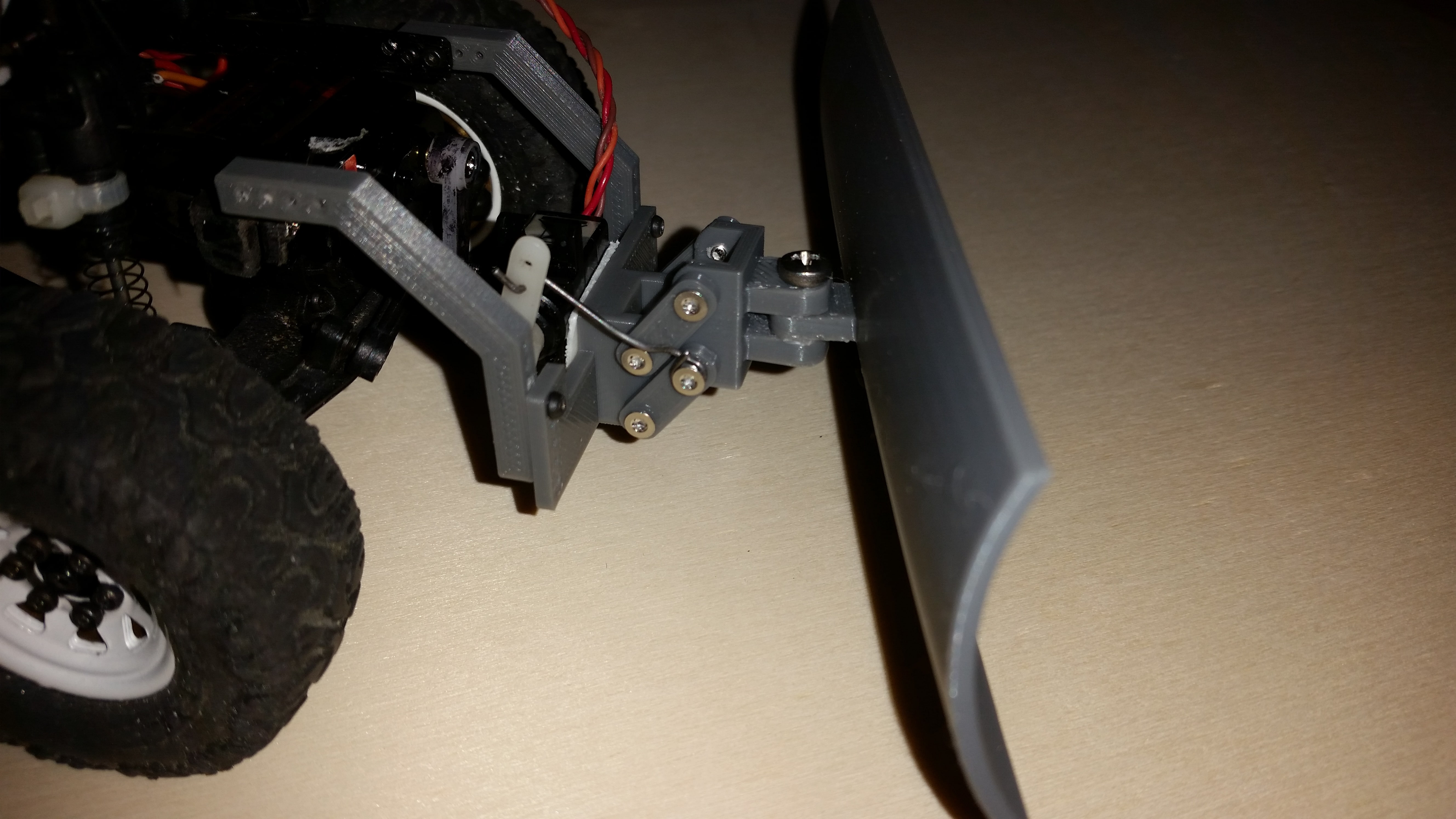 STL file SCX24 Snow Plow King - realistic and functional with servo 🌨️ ...