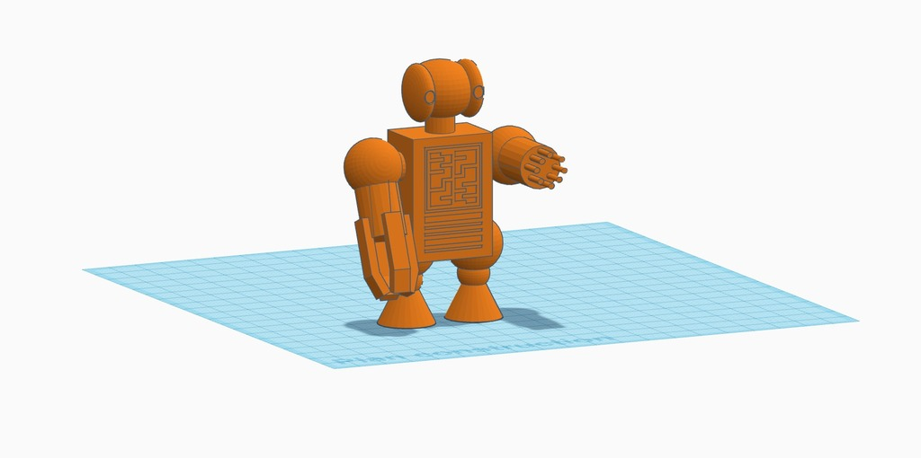 Free 3D file robot・3D printable object to download・Cults