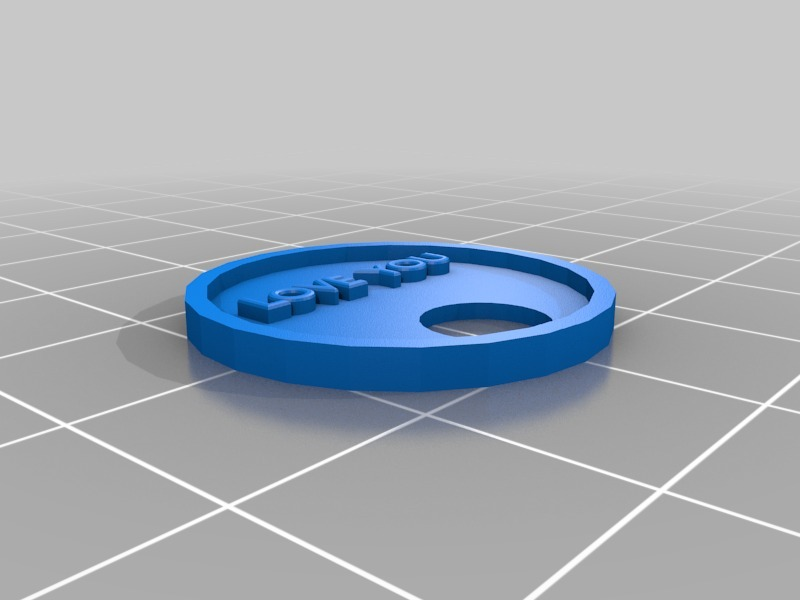 Free 3D file love token (jeton 1€)・Design to download and 3D print・Cults