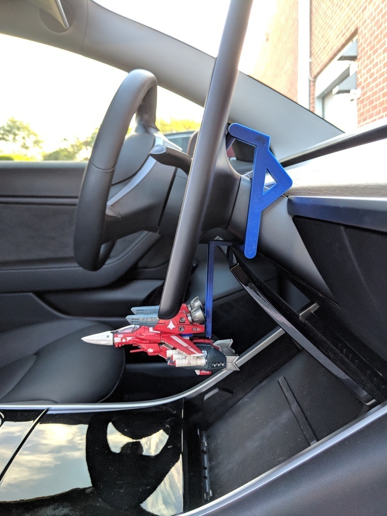 Free STL file Toynami 1:100 Super Valkyrie mount for Tesla Model 3 🚗・3D ...