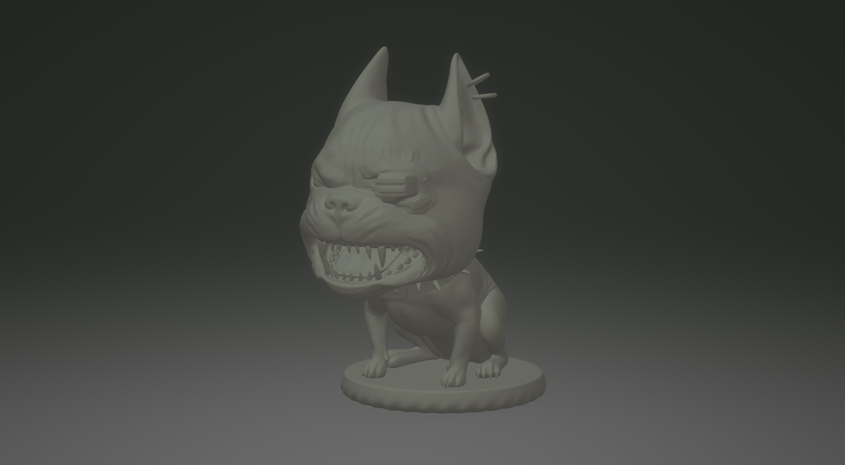 Archivo 3D Cabezón de perro de Cyberpunk 2077 👽・Diseño para descargar y ...