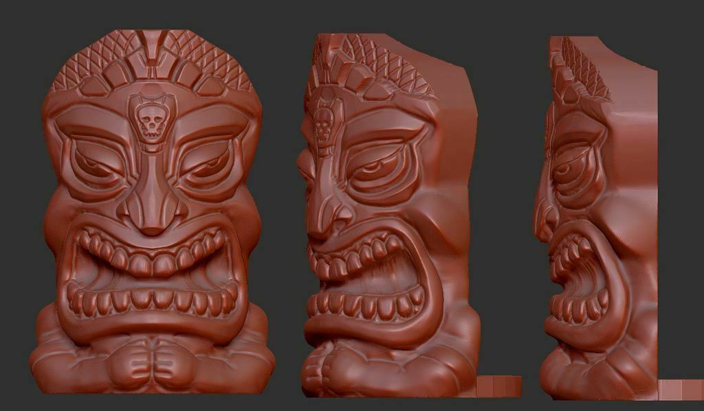 Free 3D file Tiki V1 🪞・3D printer design to download・Cults