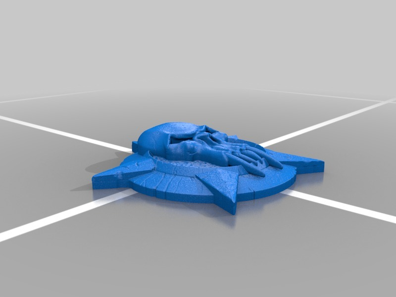 Free 3D file Dark Watch Badge Fixed・3D printer design to download・Cults