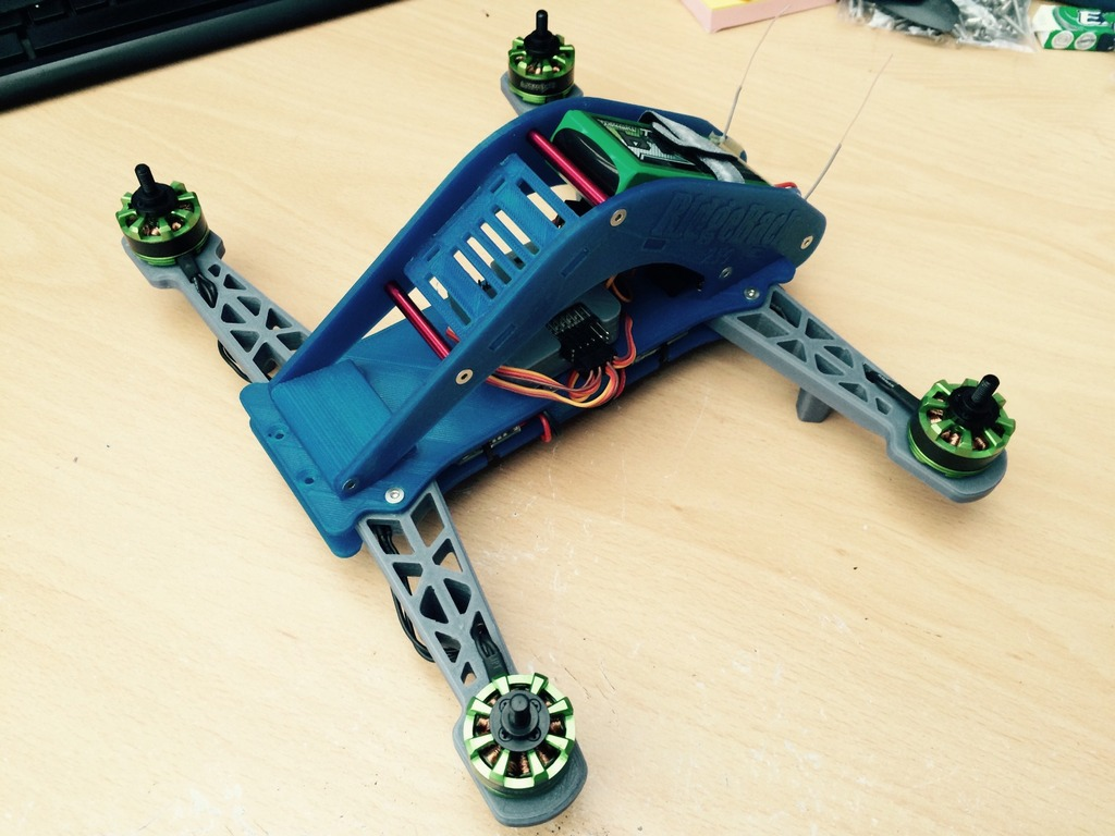 Free 3D file RidgeBack 280 FPV Quad Racer・Template to download and 3D ...