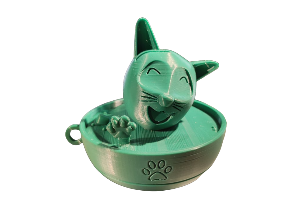 STL file Chatirelire Tirelire / Kitty Bank・Model to download and 3D ...