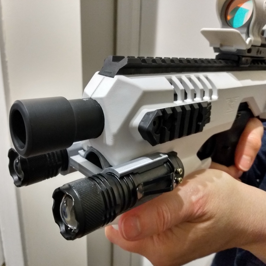 Free 3D file CAA MCK Flashlight-SkyWolf・3D printable model to download ...