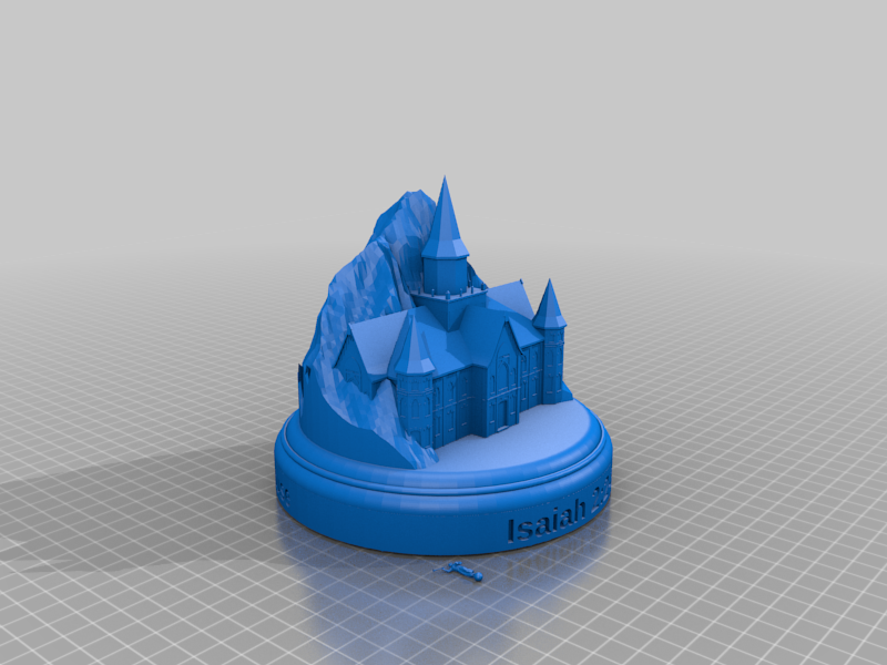 Free 3D file Provo City Center Utah Temple Figurine 🏙️・3D printable ...