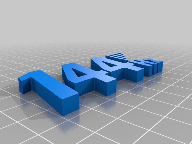 Free 3D file 144 Hz Logo 🖥️・Object to download and to 3D print・Cults