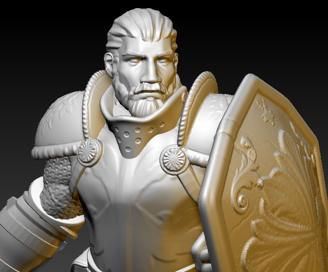 Free STL file Artorius, The Human Paladin・3D printer design to download・Cults