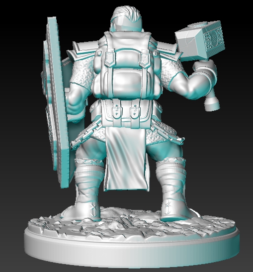STL file Tarkhan, The Dwarf Cleric・3D print design to download・Cults