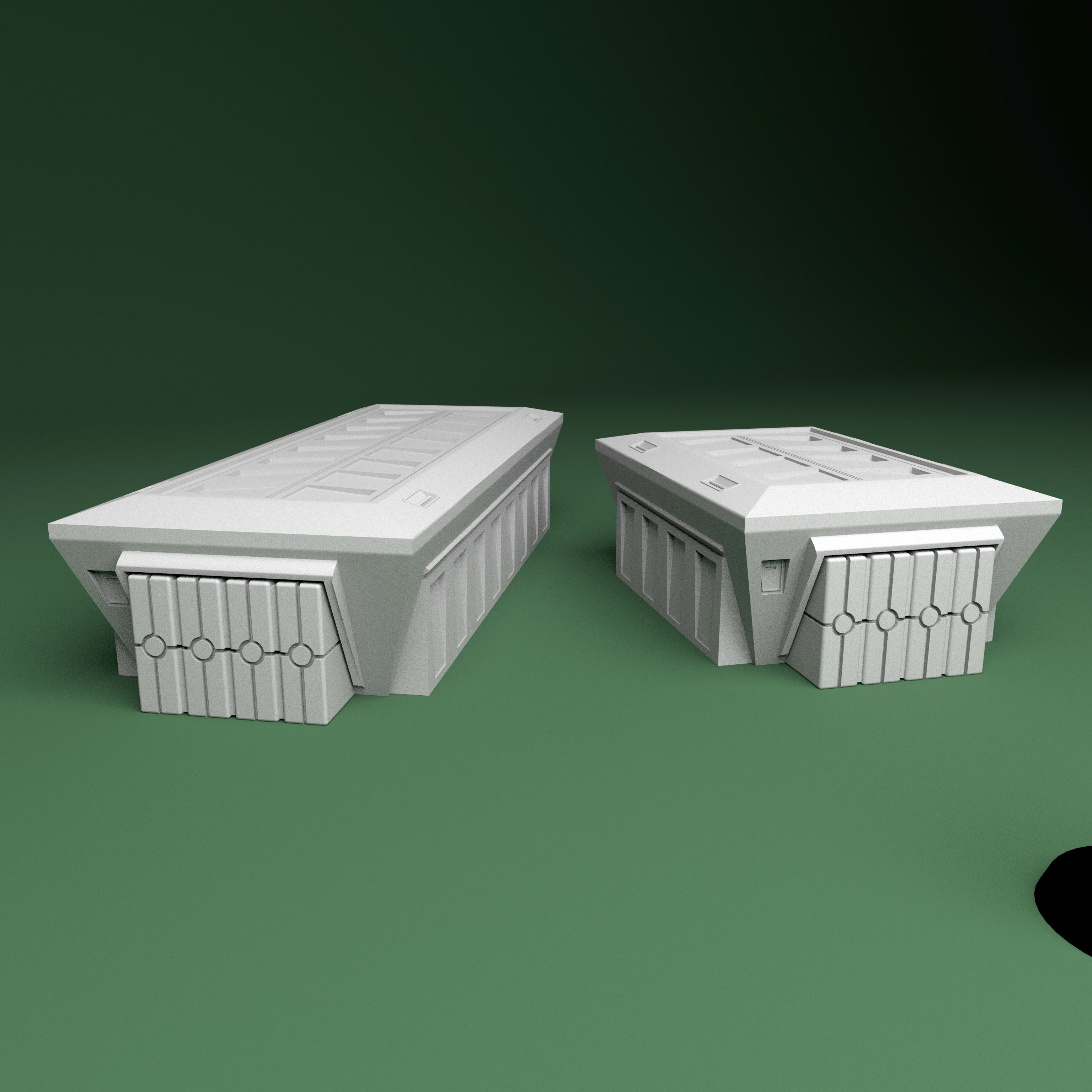 Archivo STL Contenedor imperial・Objeto de impresión 3D para descargar・Cults