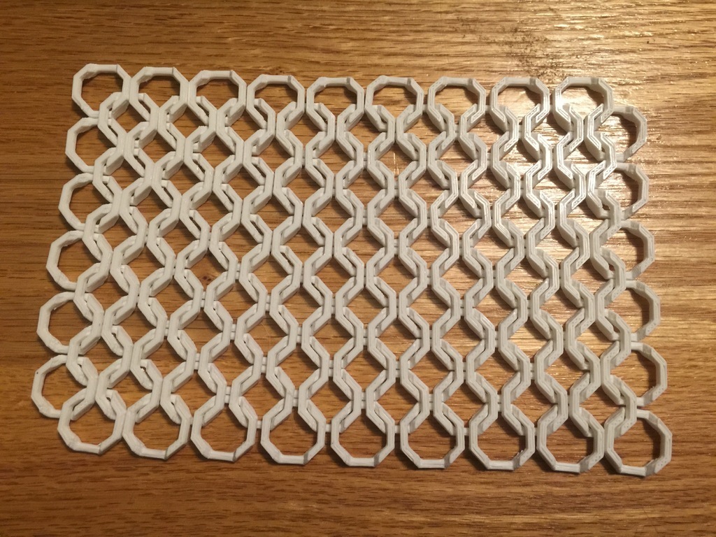 Free 3D file Parameterized Ring Mail・3D printer design to download・Cults