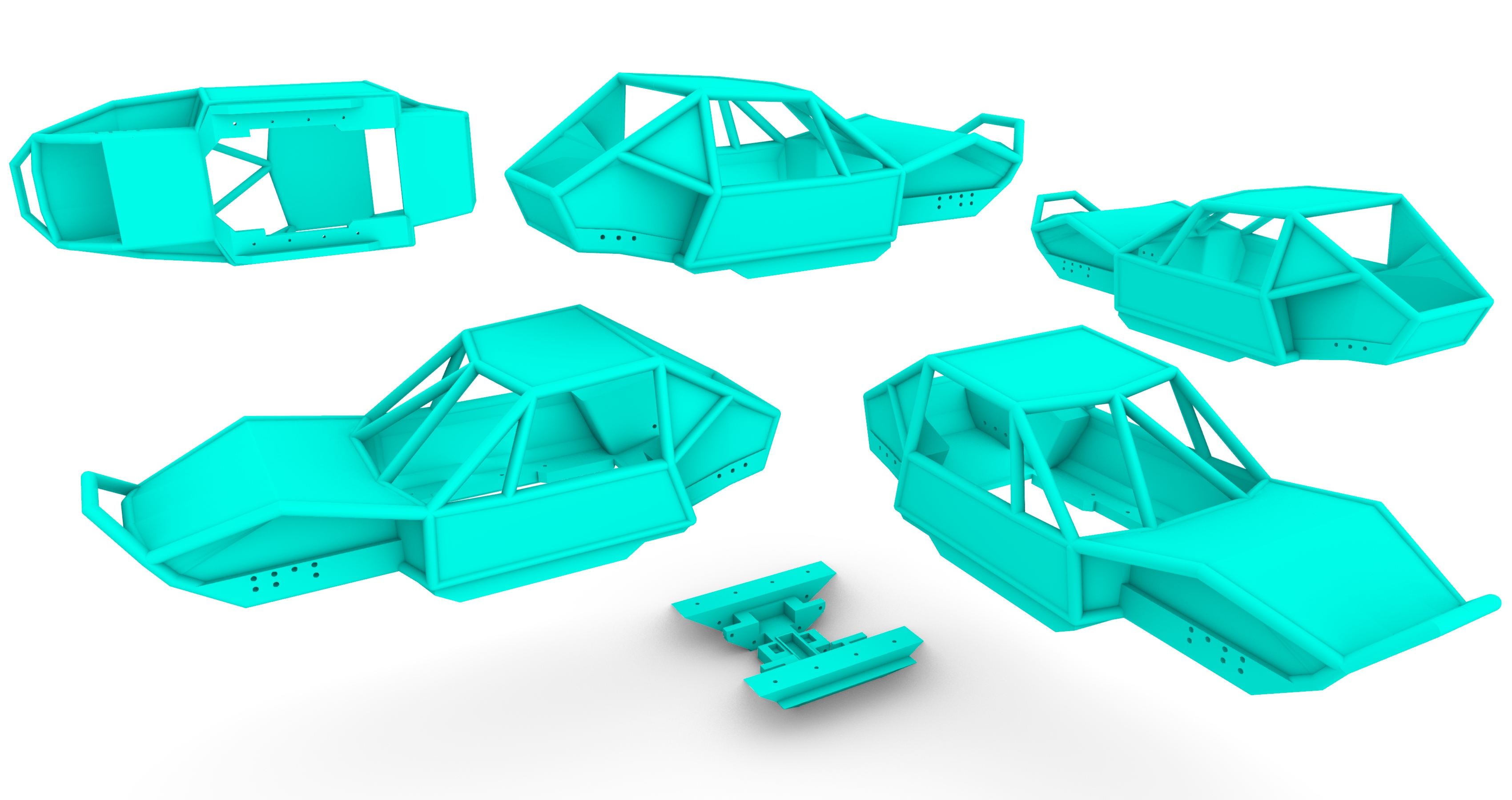 Free STL file SCX24 Bomber Chassis 📱・Design to download and 3D print・Cults