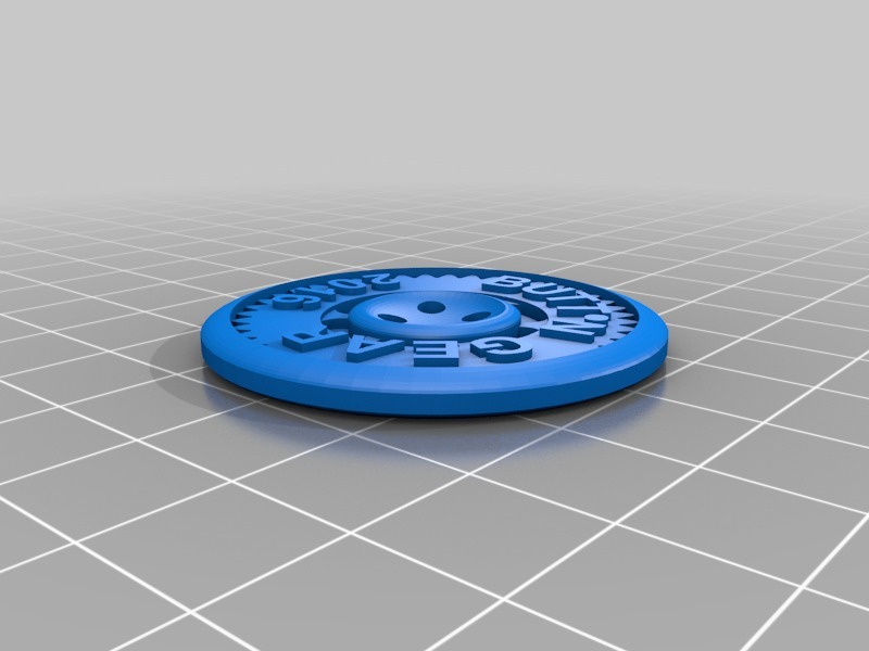 Free 3D file BUTToN GEAR 2016・3D print model to download・Cults