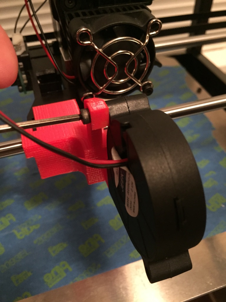 Free 3D file Rigidbot 2 Highly effective part cooling fan duct・3D ...