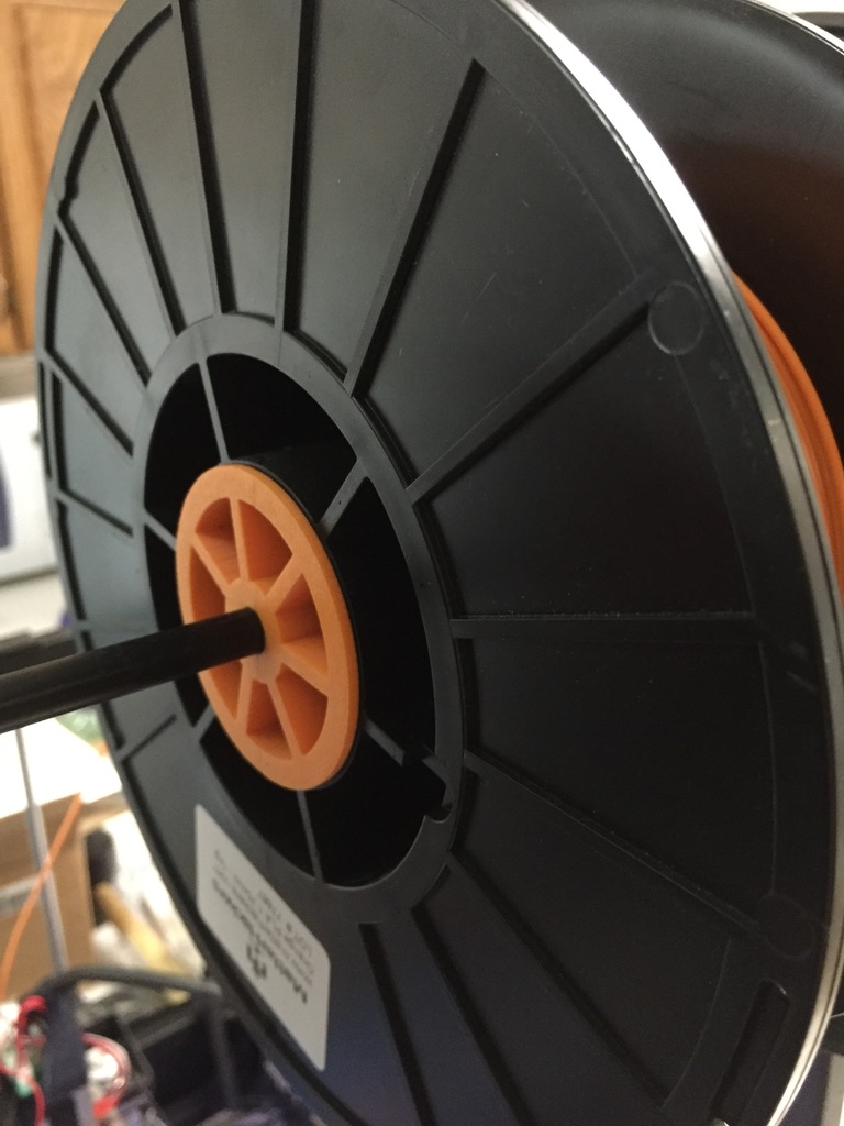 Free 3D file Spool Hub 52mm x 8mm - Rev2 with tapered shims・3D printing ...