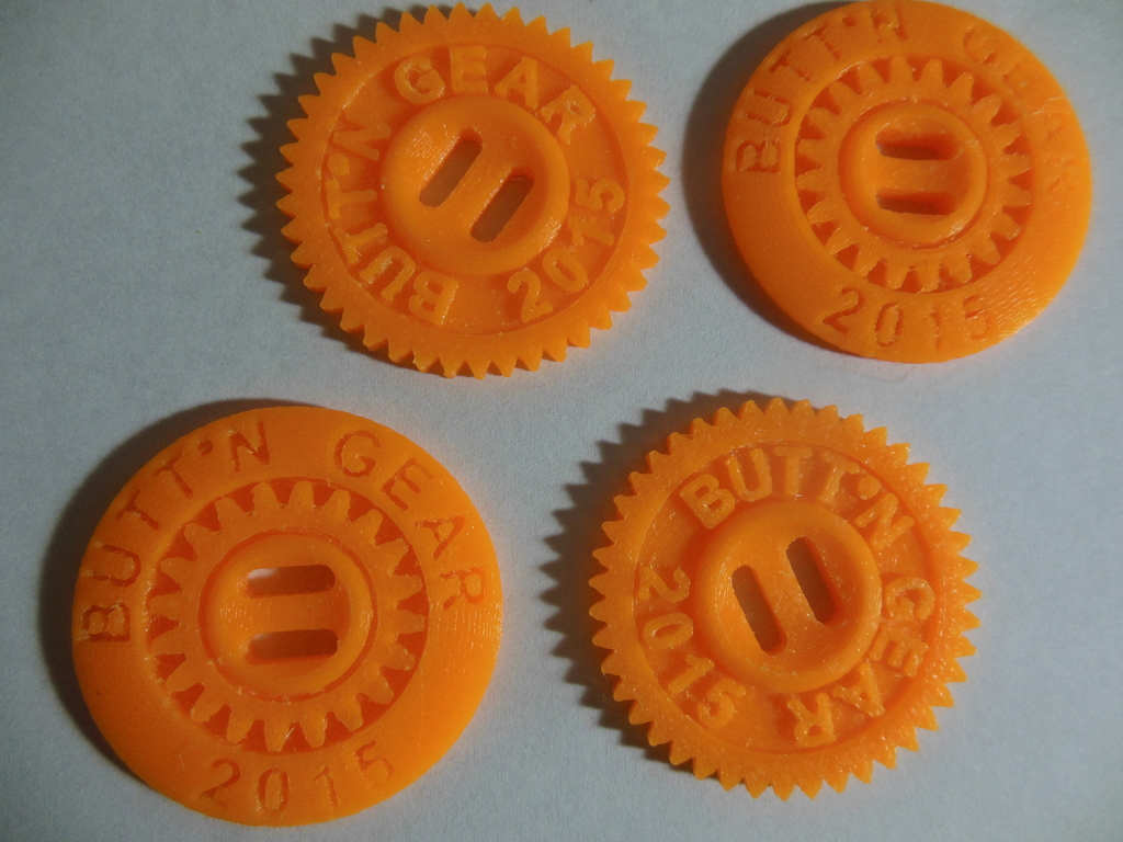 Free 3D file BUTToN GEAR・3D print object to download・Cults