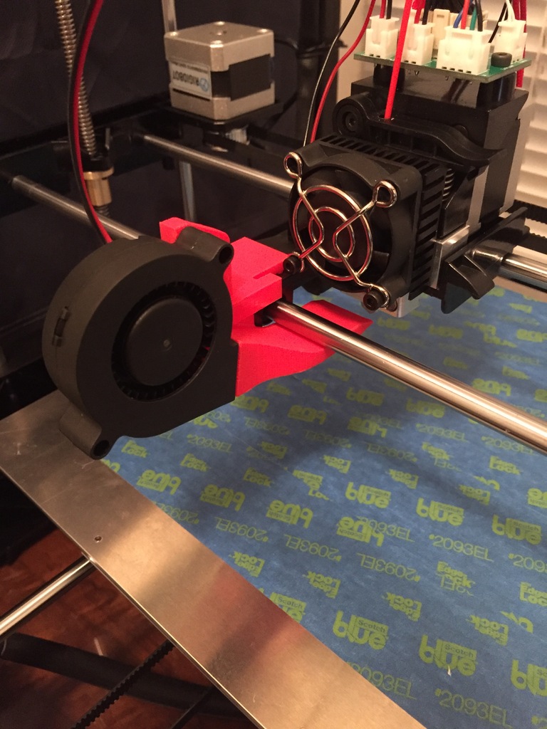 Free 3D file Rigidbot 2 Highly effective part cooling fan duct・3D ...