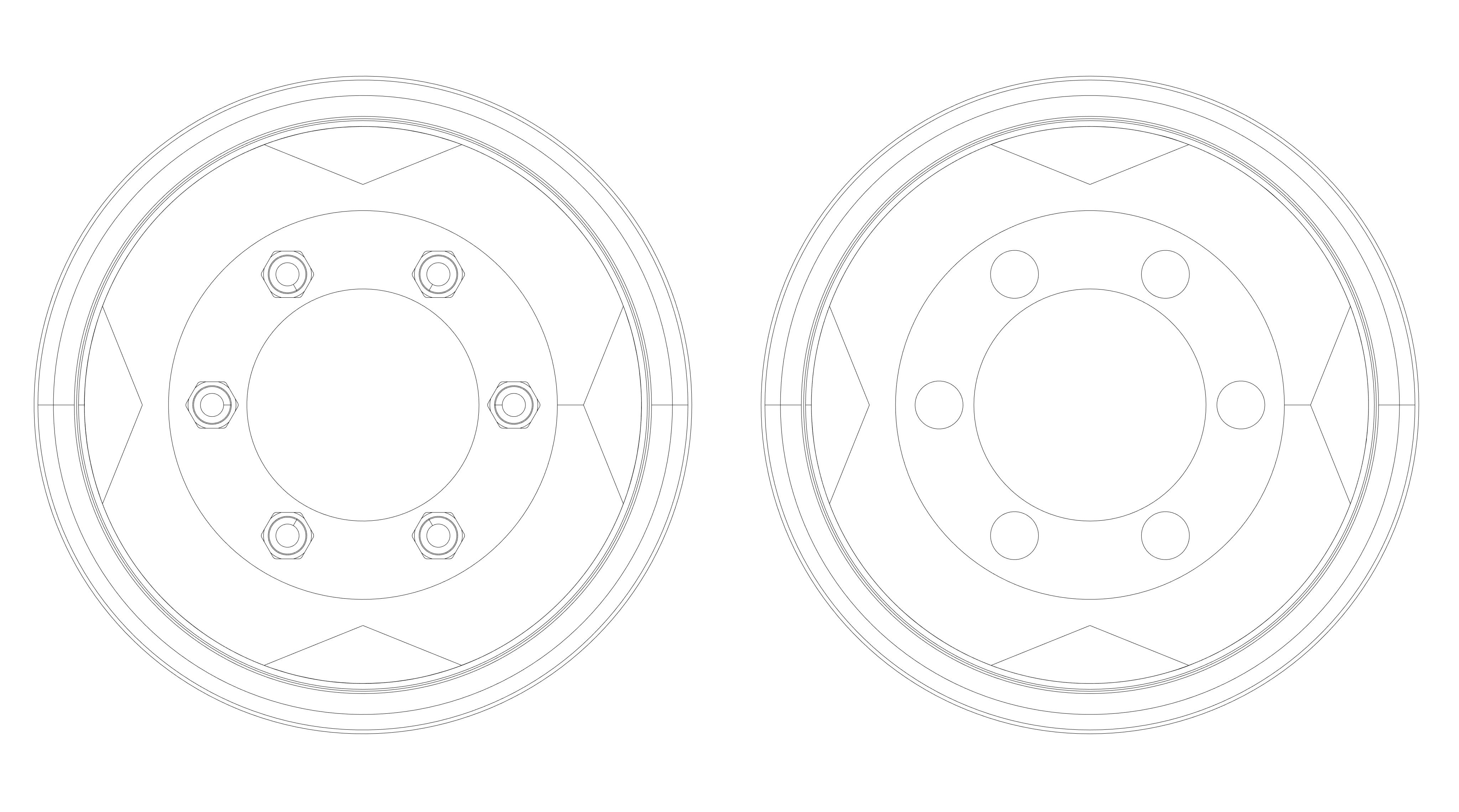STL file Set of truck wheels with tires and dual rear 🚚・3D print model ...
