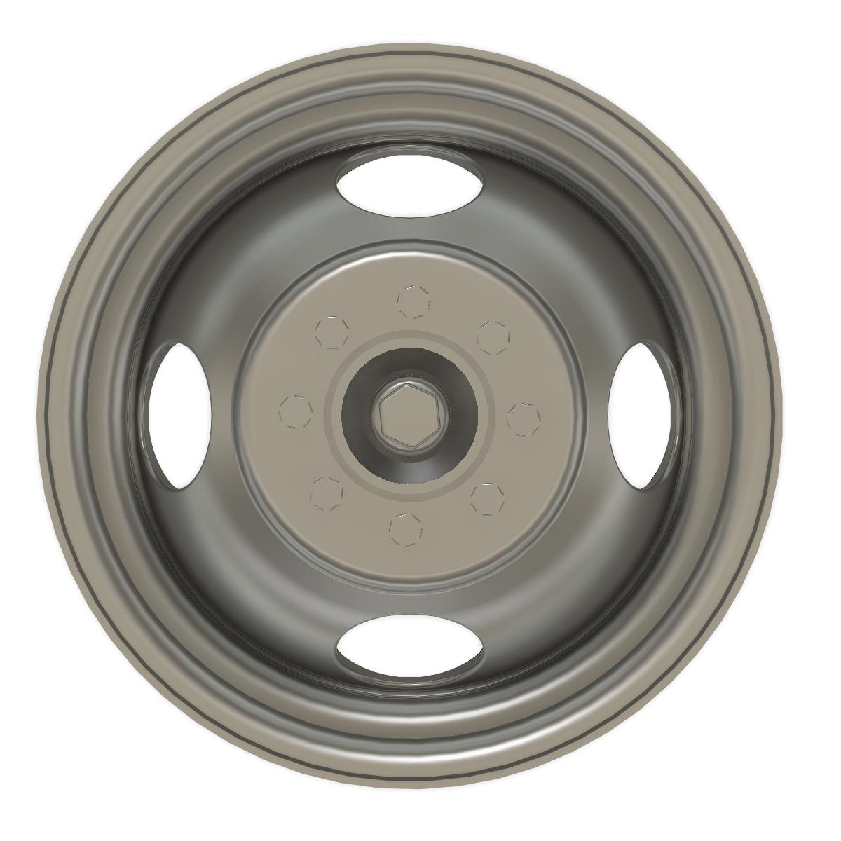 STL file 3d printable truck wheels with dual rear 🚚・3D printer design ...