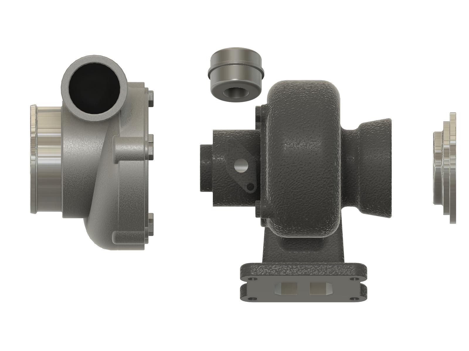 STL file 3d printable turbocharger for scale models 🚗・3D printer model ...