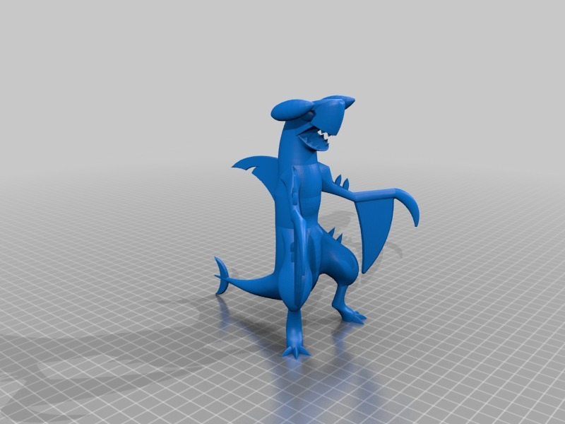 Free 3D file Garchomp 🐉・3D printer design to download・Cults