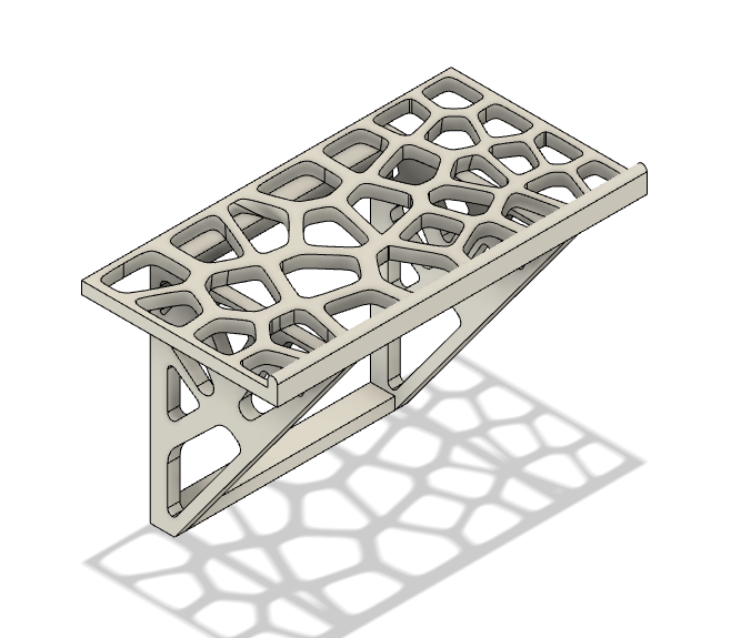 STL file Single Wall Outlet Shelf・Design to download and 3D print・Cults