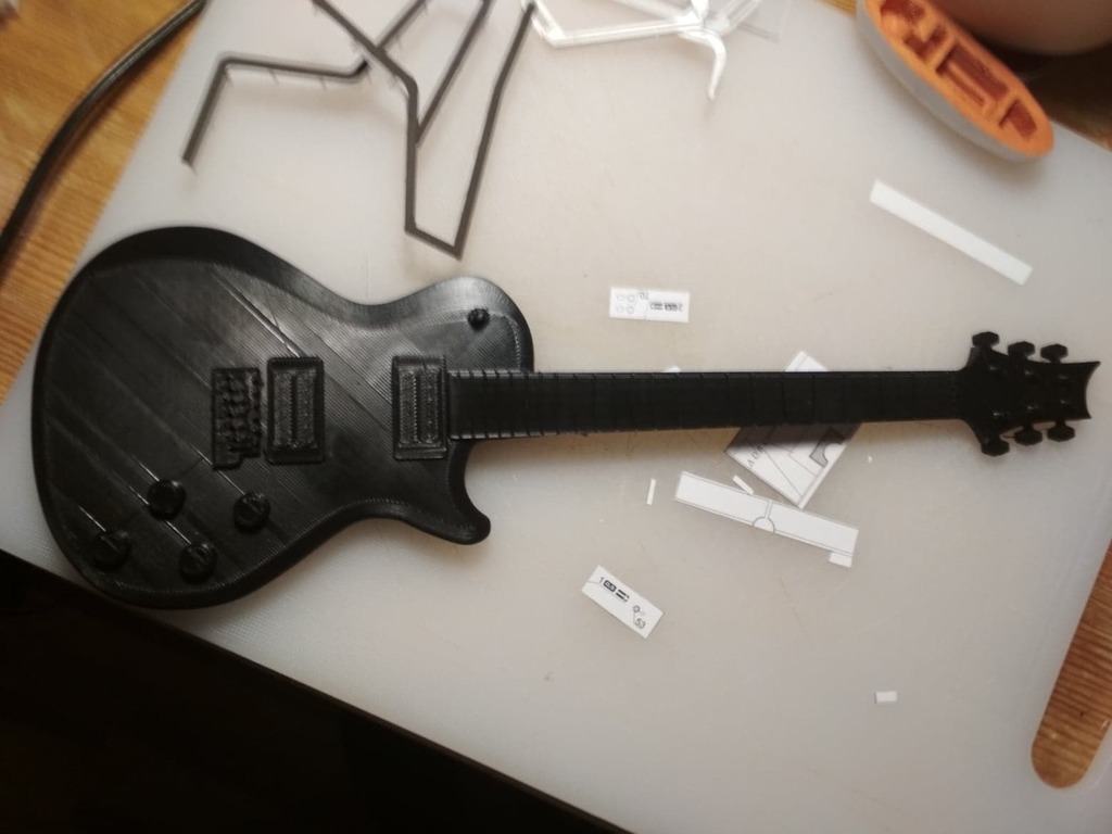 Free STL file PRS Mark Tremonti Guitar Model・Model to download and 3D ...