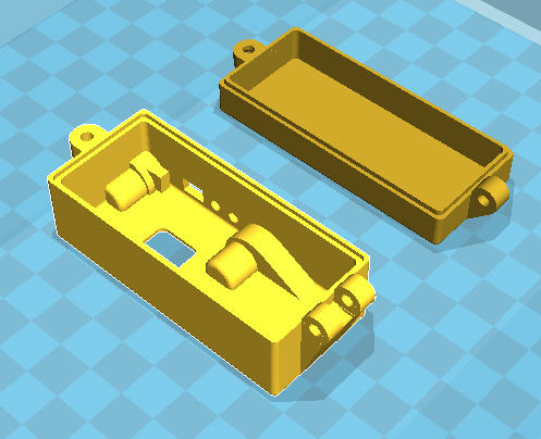 STL-Datei Funkbox für RC Modellauto Capricorn C03 Touring 1:10 ♑ ...