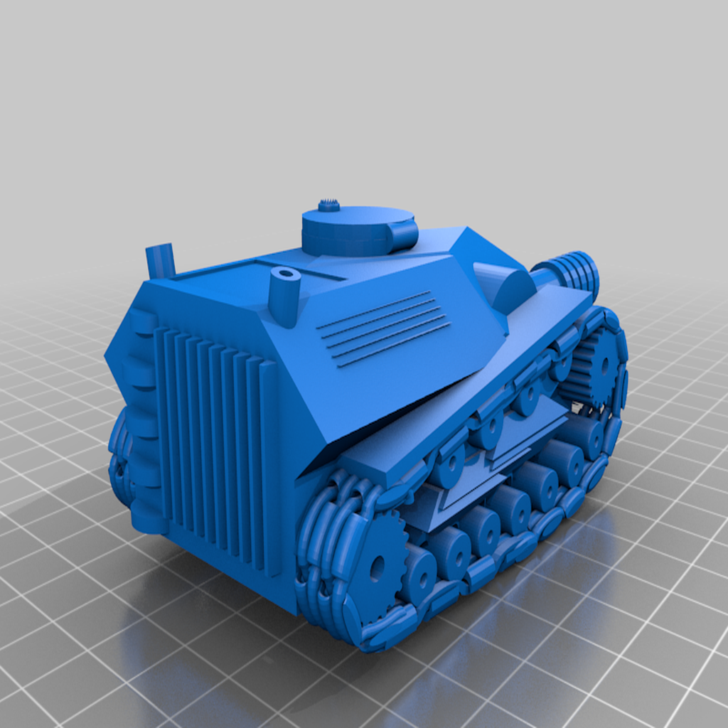 Бесплатный 3D файл Riever Tank - V2 и Original 🪖・3D-печатная модель для ...