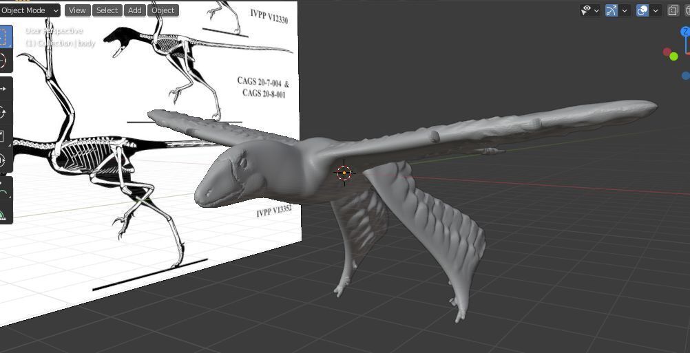 Free STL file microraptor・3D print design to download・Cults