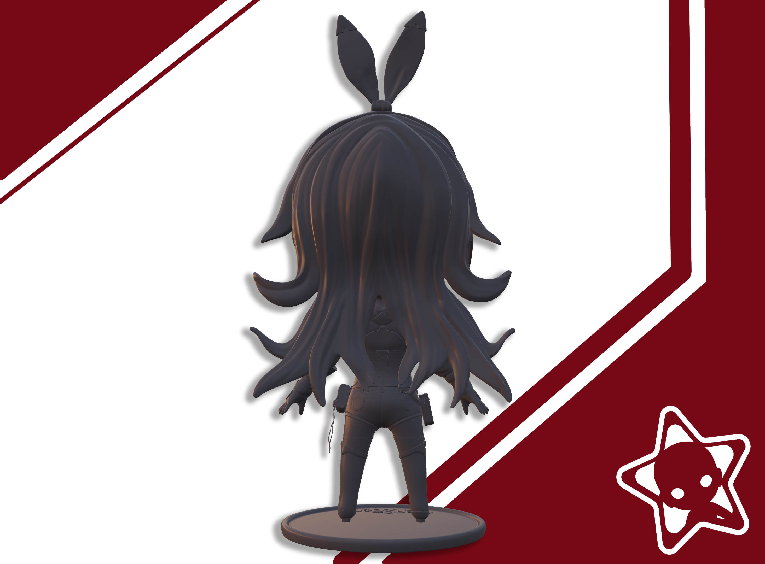 3D file AMBER-GENSHIN IMPACT・Template to download and 3D print・Cults
