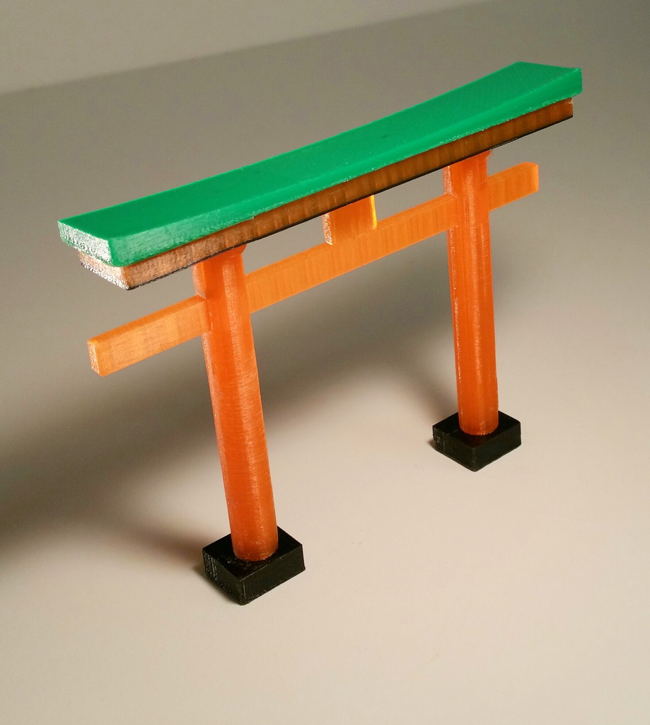 Free 3D file Japanese Torii separated in parts・3D print design to ...