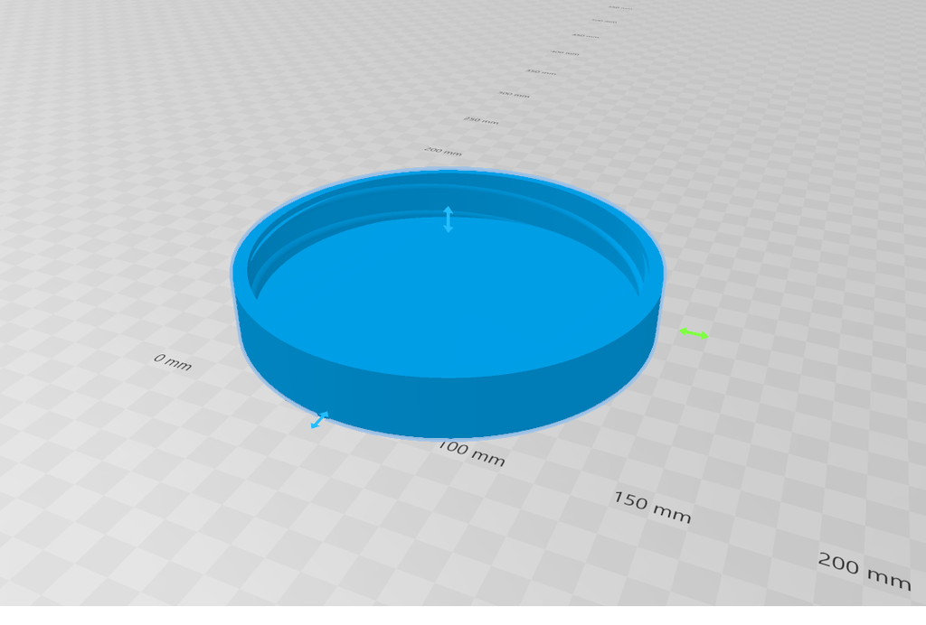 Free 3D file 145 mm Large Screw On Lid・3D printing idea to download・Cults