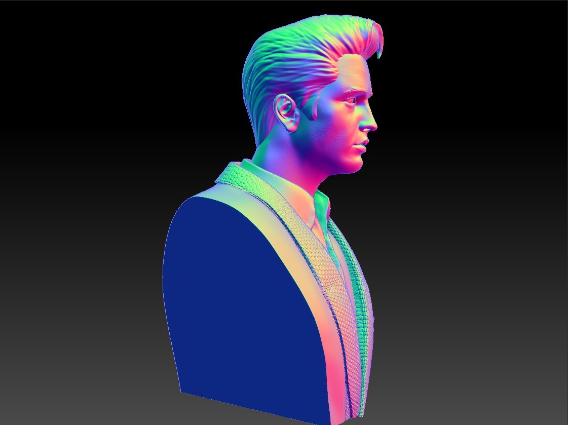 Download STL file Elvis Presley The King bust • 3D printer template ・ Cults