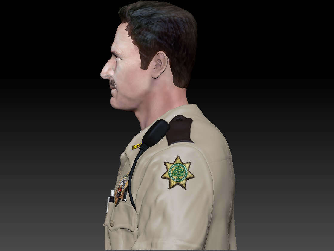 Archivo 3D Scream 4 busto de Dewey Riley David Arquette ️・Diseño de ...