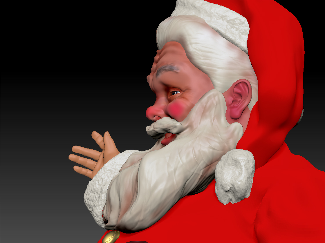OBJ file Santa Claus classic by Haddon Sundblom 🎅・3D printable model to ...