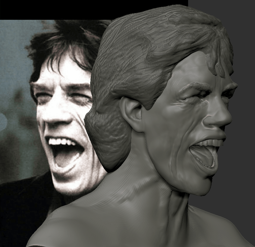 STL file Mick Jagger bust 👤・3D printable model to download・Cults