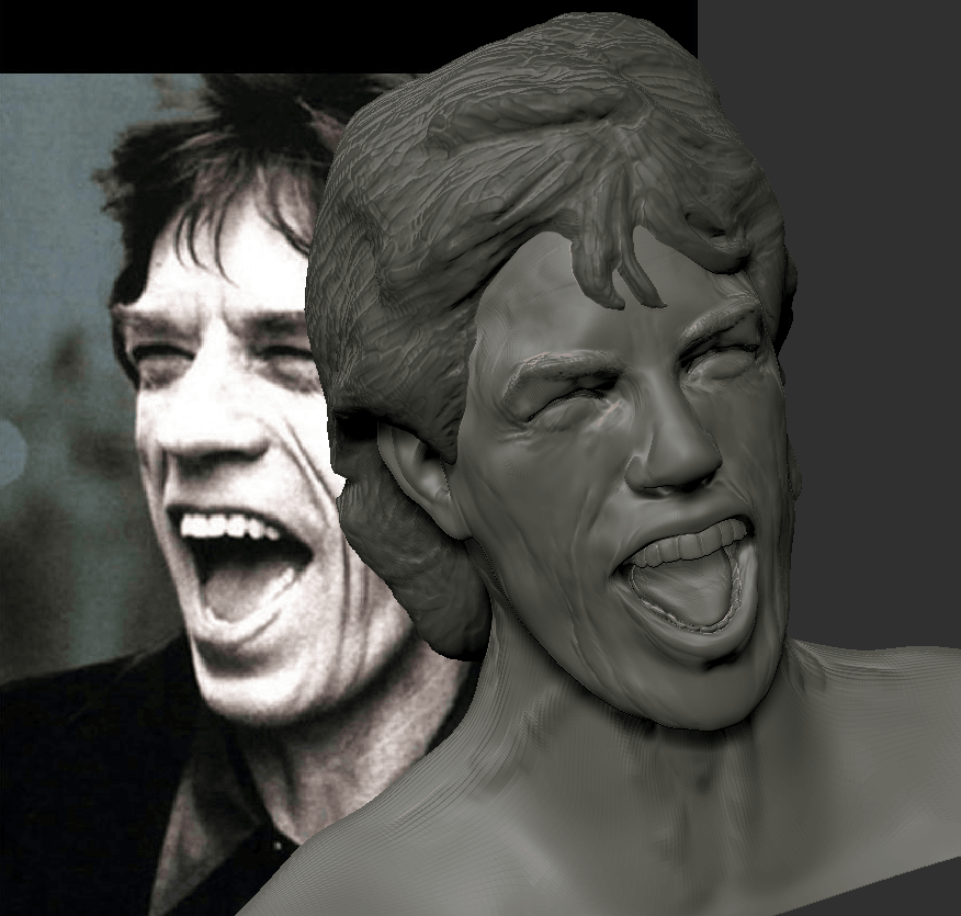 STL file Mick Jagger bust 👤・3D printable model to download・Cults