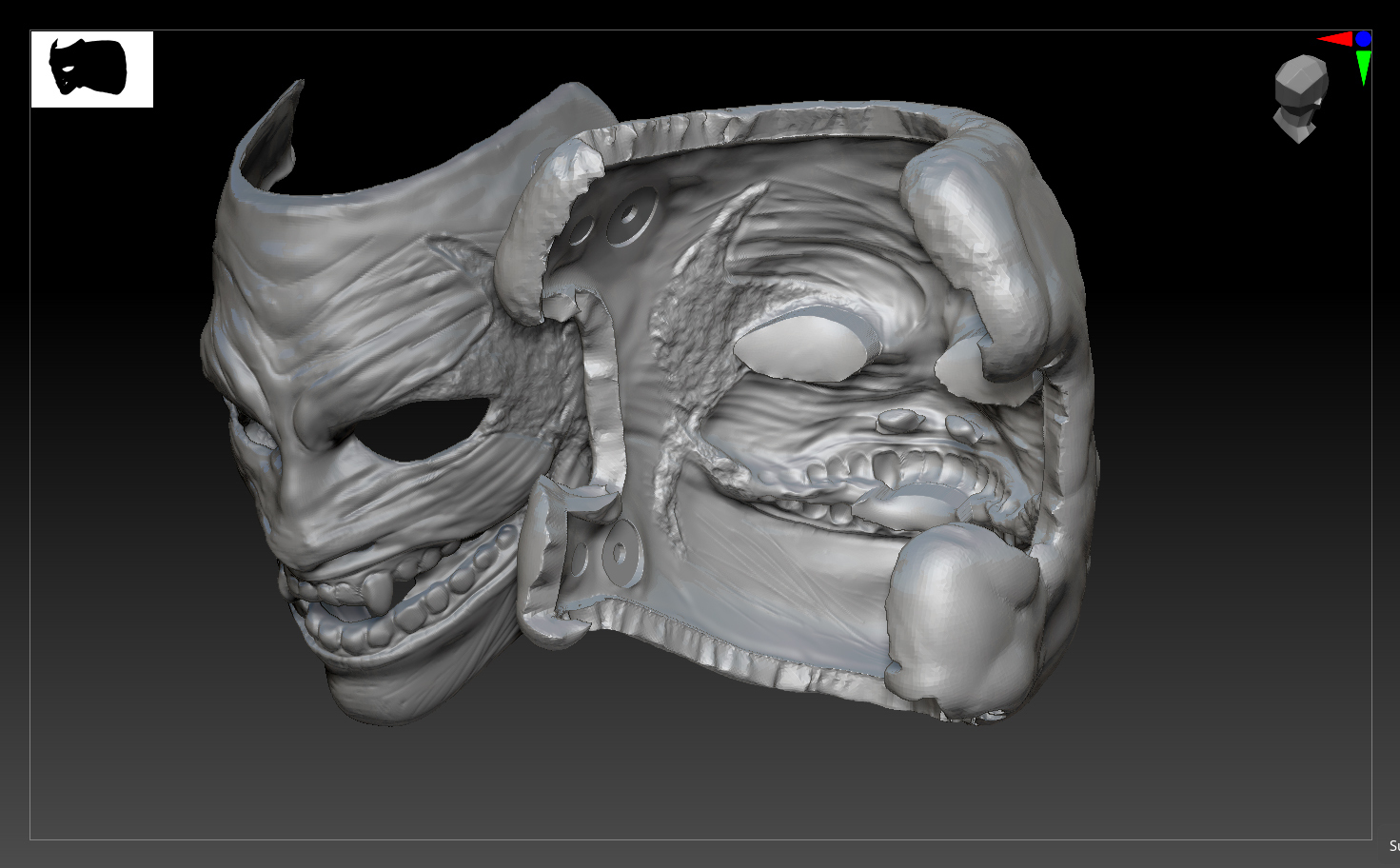 3D file WWE Bray Wyatt Fiend Mask 🤼・3D printer design to download・Cults